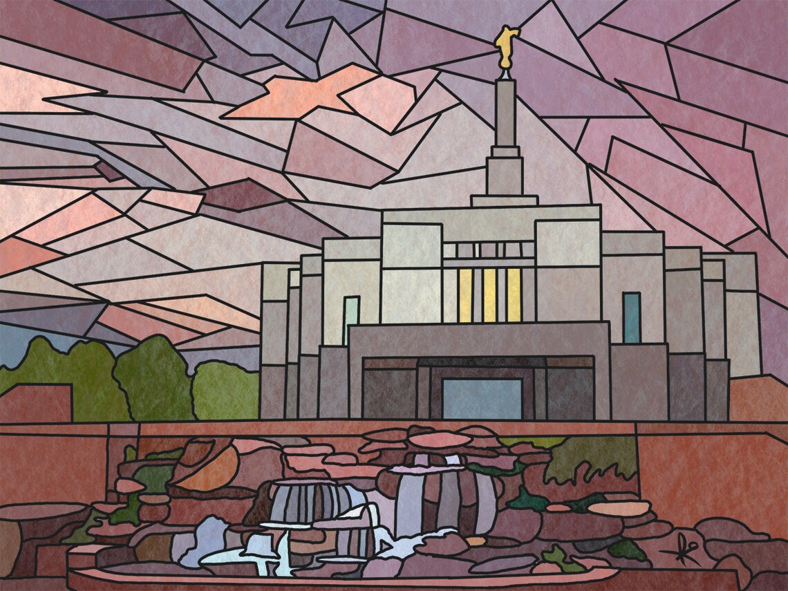 Snowflake Arizona Temple - Etsy