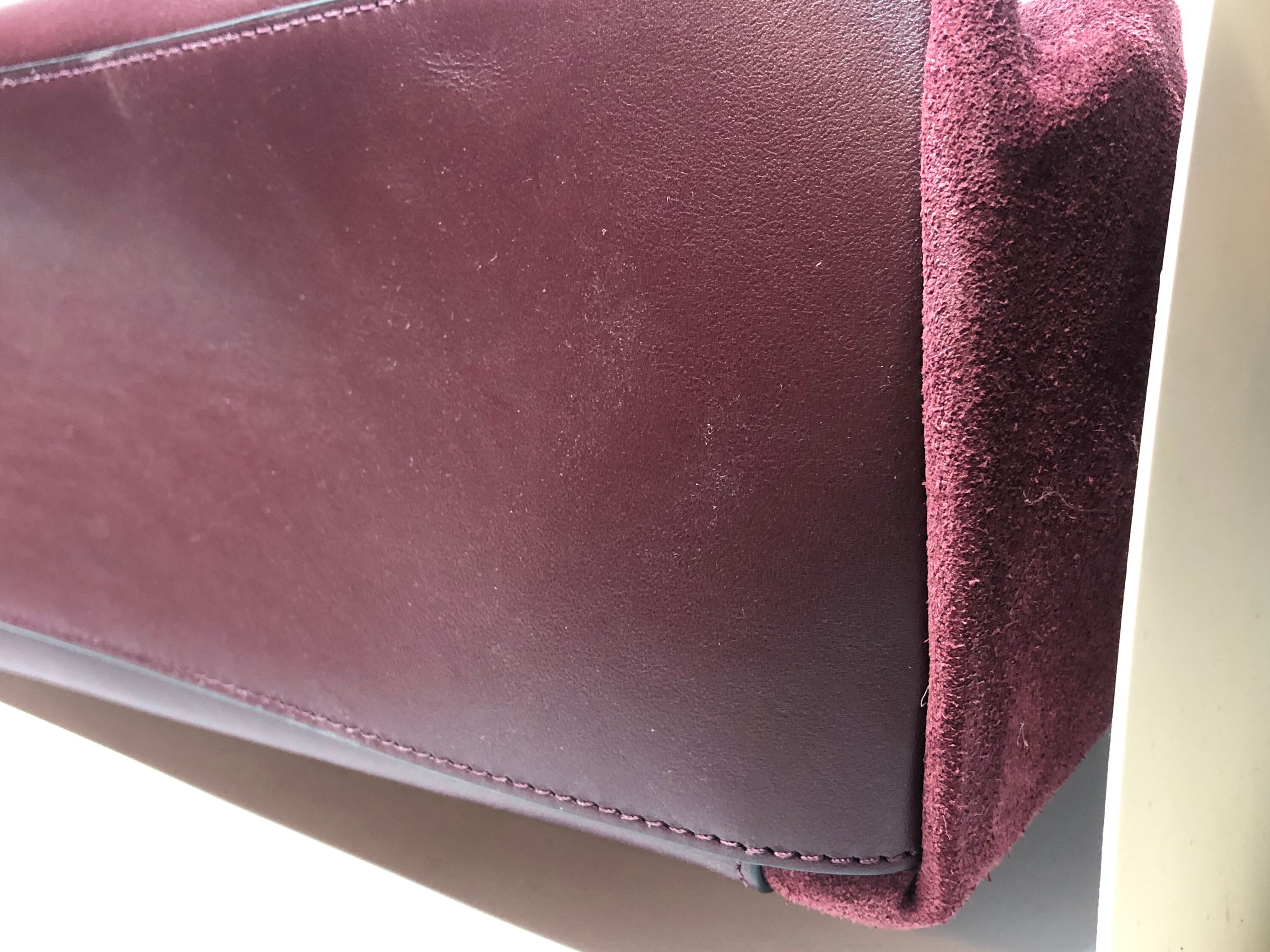 Coach Kacey Satchel Suede Leather Handbag Cranberry and Gold Purse - Etsy