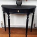Sold**upcycled French Style Half Moon Console Table - Etsy UK