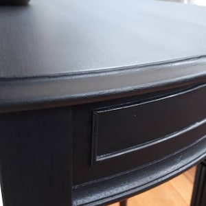 Sold**upcycled French Style Half Moon Console Table - Etsy UK