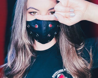 Black Metal Mask | Etsy