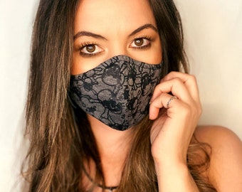 Skull and Crossbones Face Mask - Etsy