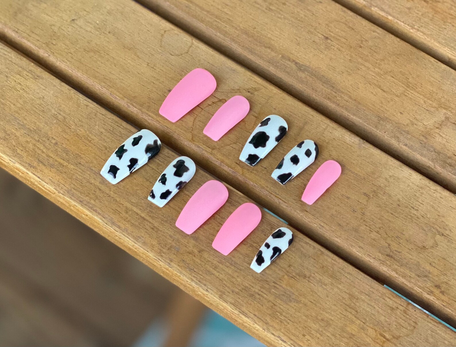 Strawberry Milkshake Nails - Etsy