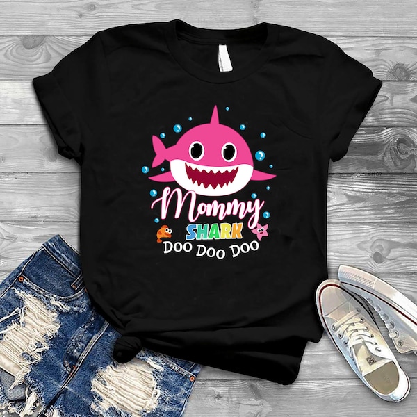 Mommy Shark Shirt - Etsy