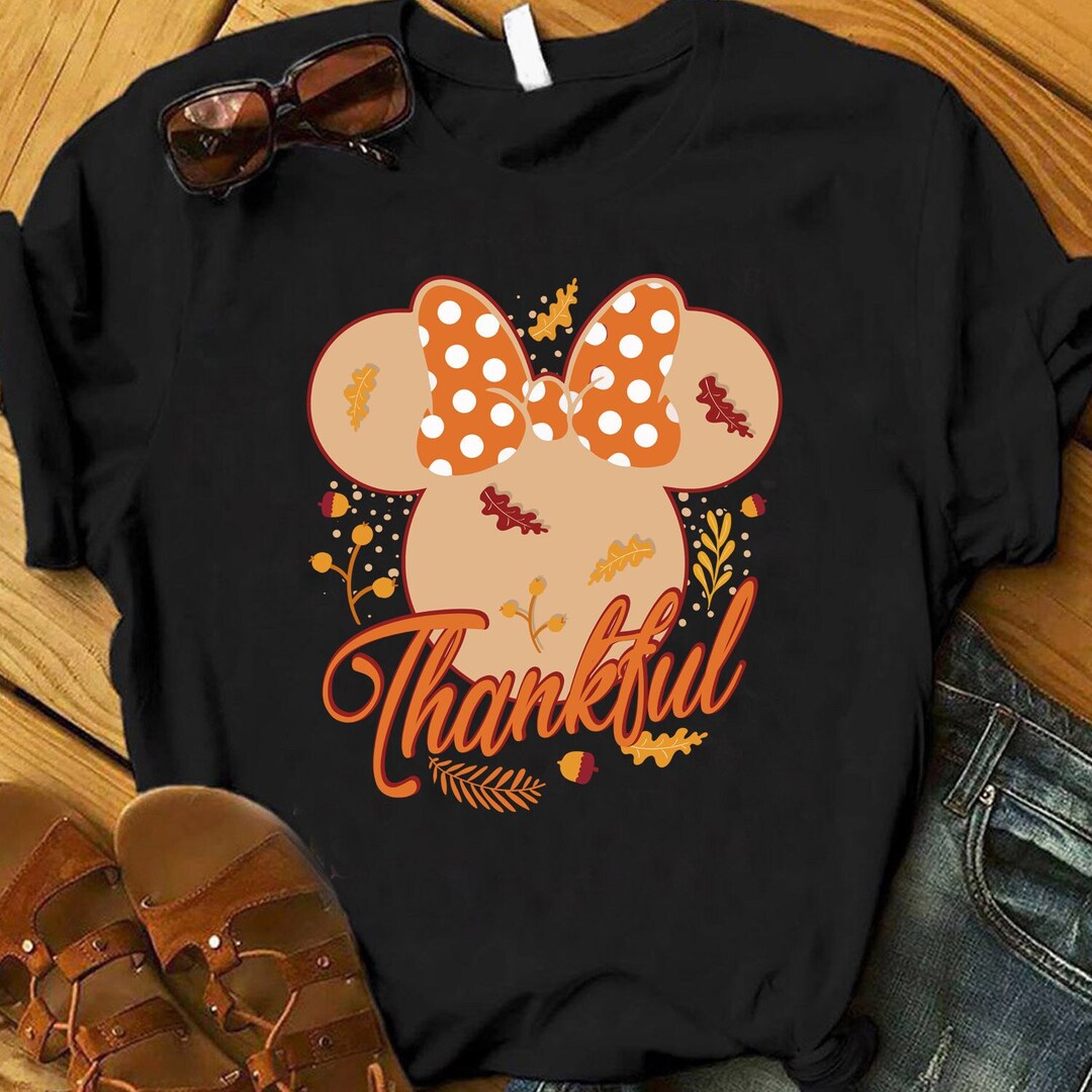 Disney Thankful Tee, Disney World Thanksgiving Tee, Disney Thanksgiving ...