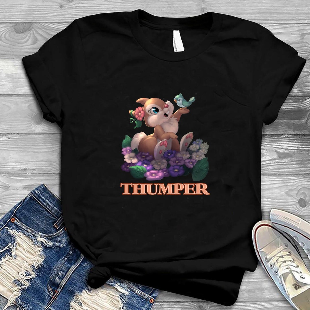 Disney Thumper Tee Shirt, Cute Easter Thumper Disney Shirts, Matching ...