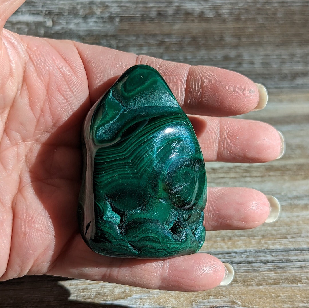 Malachite Free Form Gorgeous Banding Mined in Seabra, Bahia Brazil - Etsy
