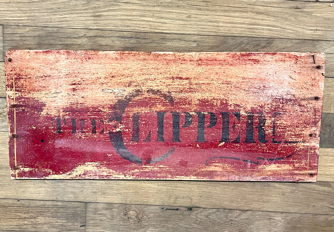 Chippy Wood Painted Sign Farmhouse Vintage Decor - Etsy