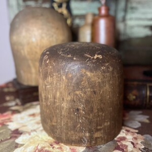 Antique Millinery Hat Form Hat Block Pillbox Wood - Etsy