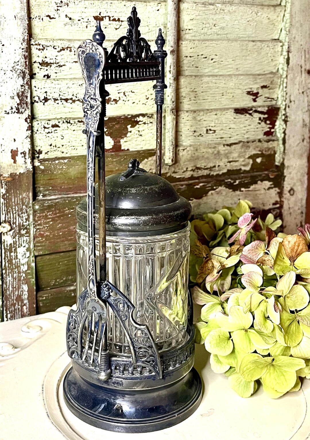 Antique Pickle Caster Quadruple Plate Gorgeous Design - Etsy