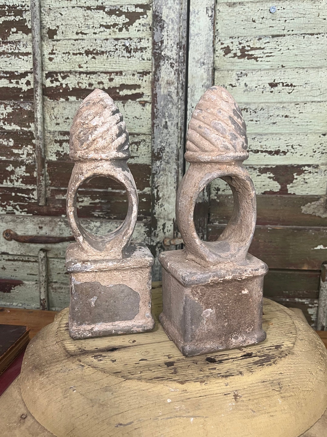 Vintage Metal Gate Topper Finials Bookends Decor Priced Individually - Etsy
