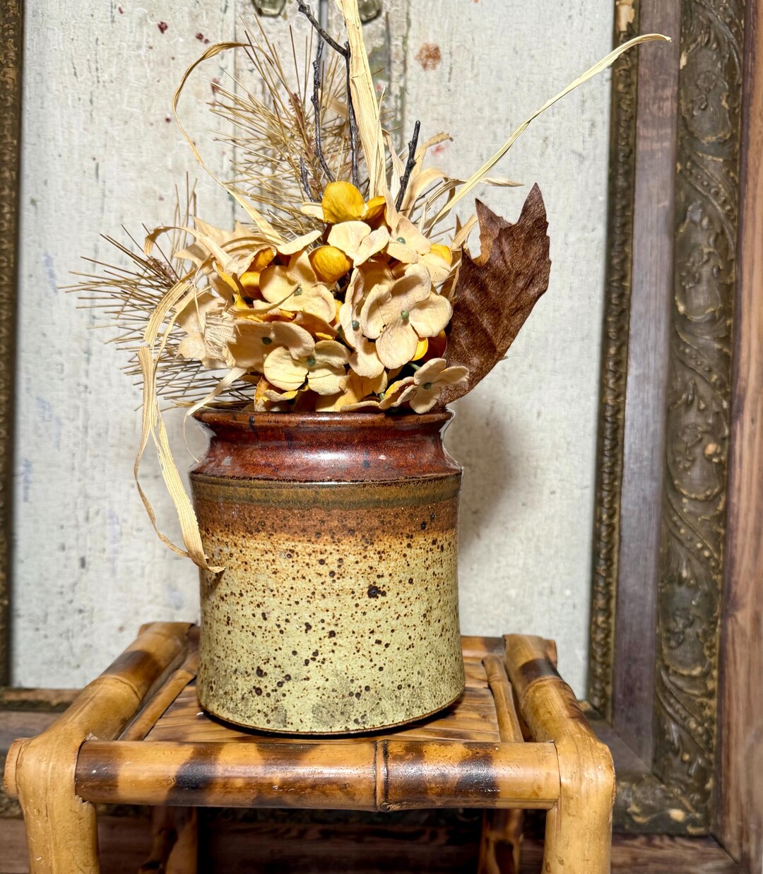 Speckled Glazed Stoneware Crock Container Texture - Etsy