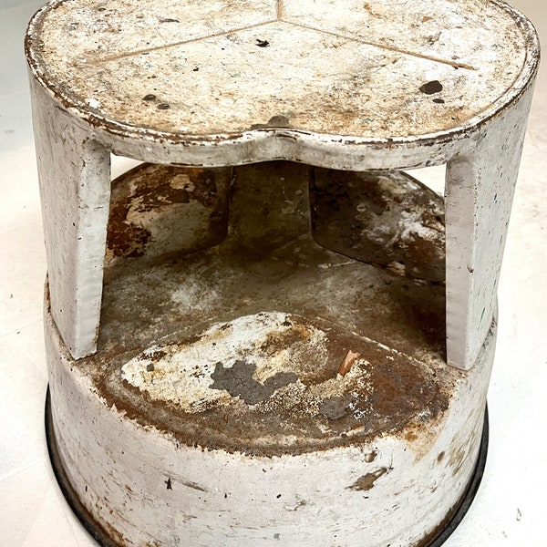 Vintage Metal Stool - Etsy