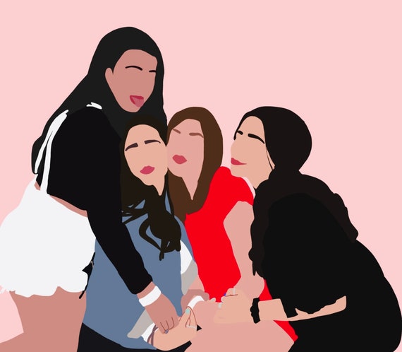 Custom Flat Art Illustration Cartoon Drawing Digital - Etsy