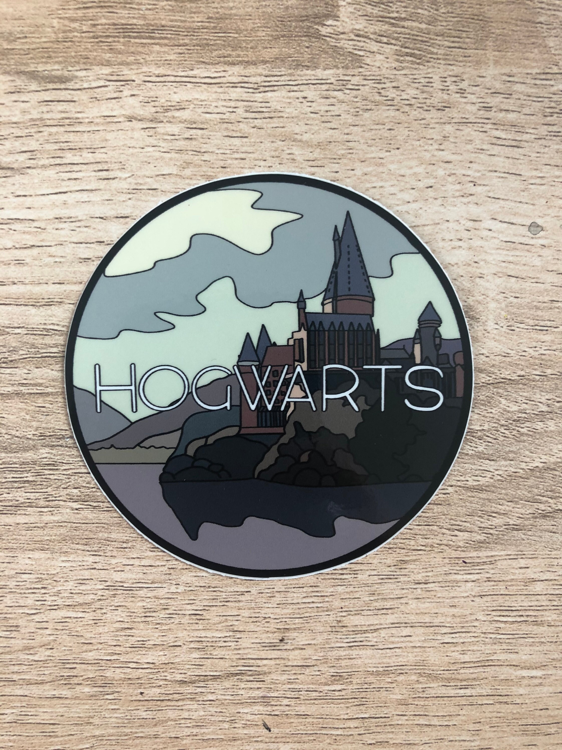 Hogwarts Sticker Harry Potter Sticker Harry Potter World | Etsy
