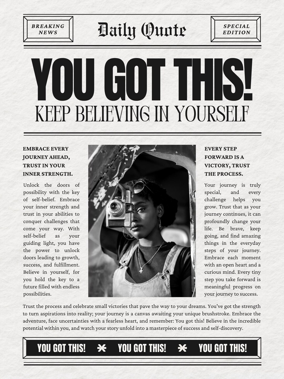 You Got This!! Poster - Etsy