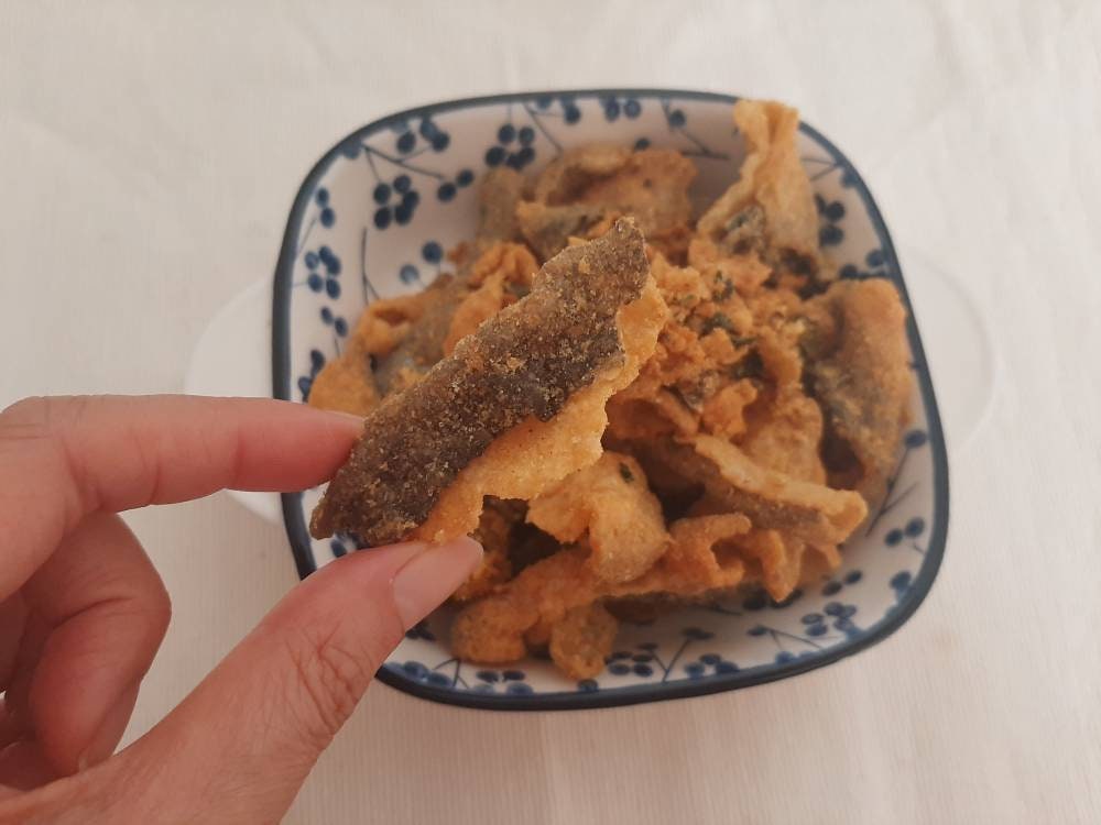 Crispy Salted Egg Fish Skin Snacks-asian Snacks-crunchy Snacks-party ...