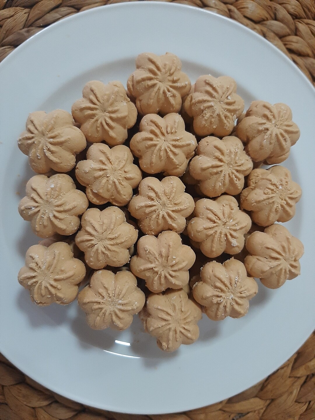 Palm Sugar (gula Melaka)bangkit Cookies-southeast Asia Biscuits-asian ...