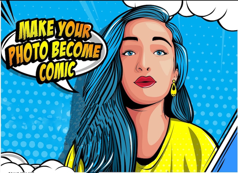 I Will Make Colorful Comic Pop Art From Your Photovector - Etsy