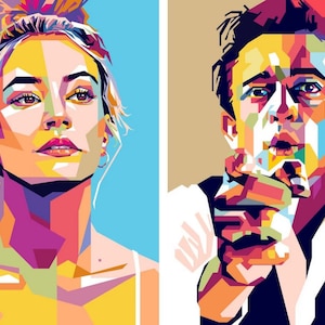 Custom Create Your Photo Into Awesome Wpap Pop Art/wpap Pop Art ...