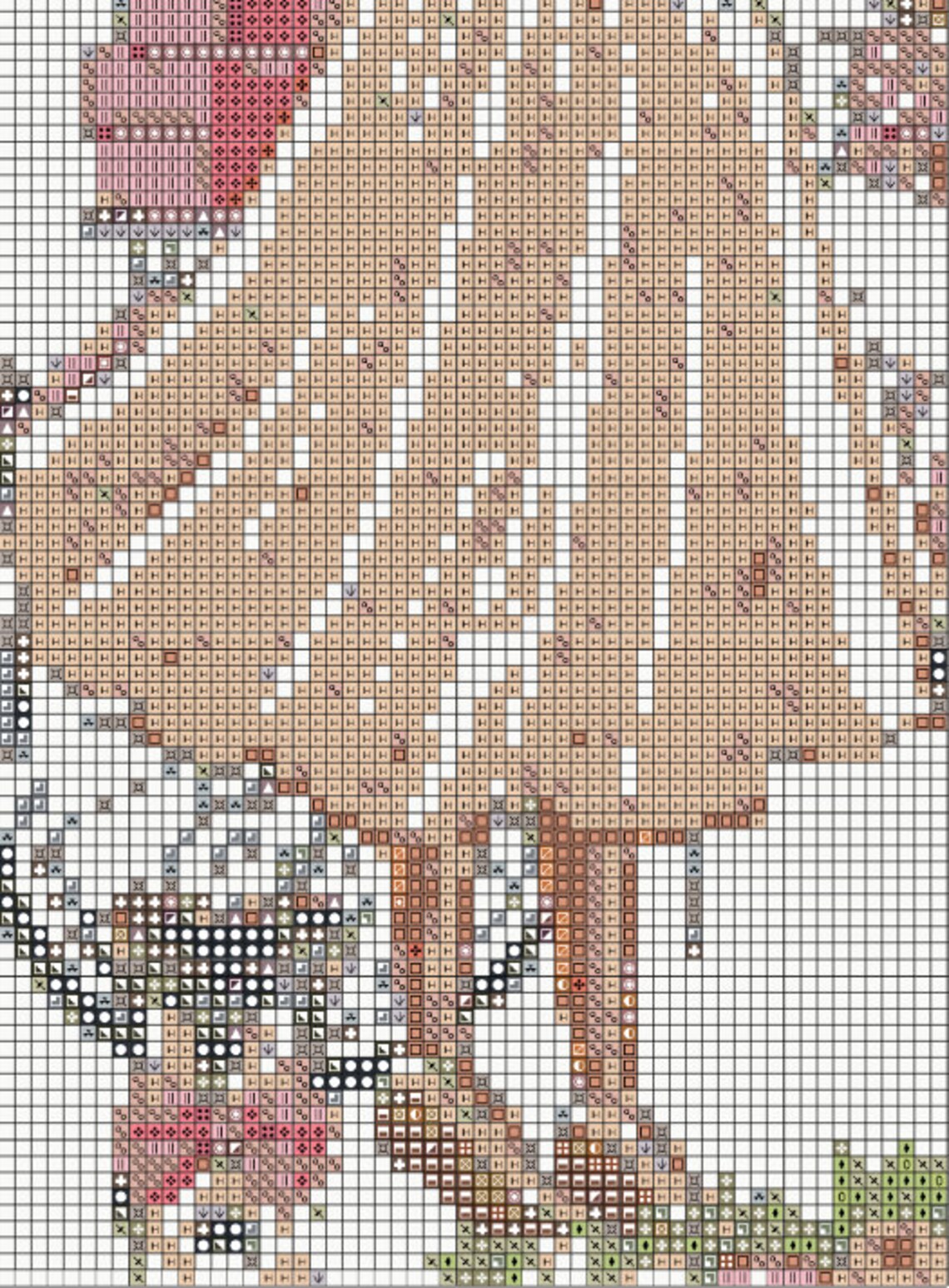 Cross Stitch Girl With Bicycle Completed Chart/sisters Young - Etsy Canada