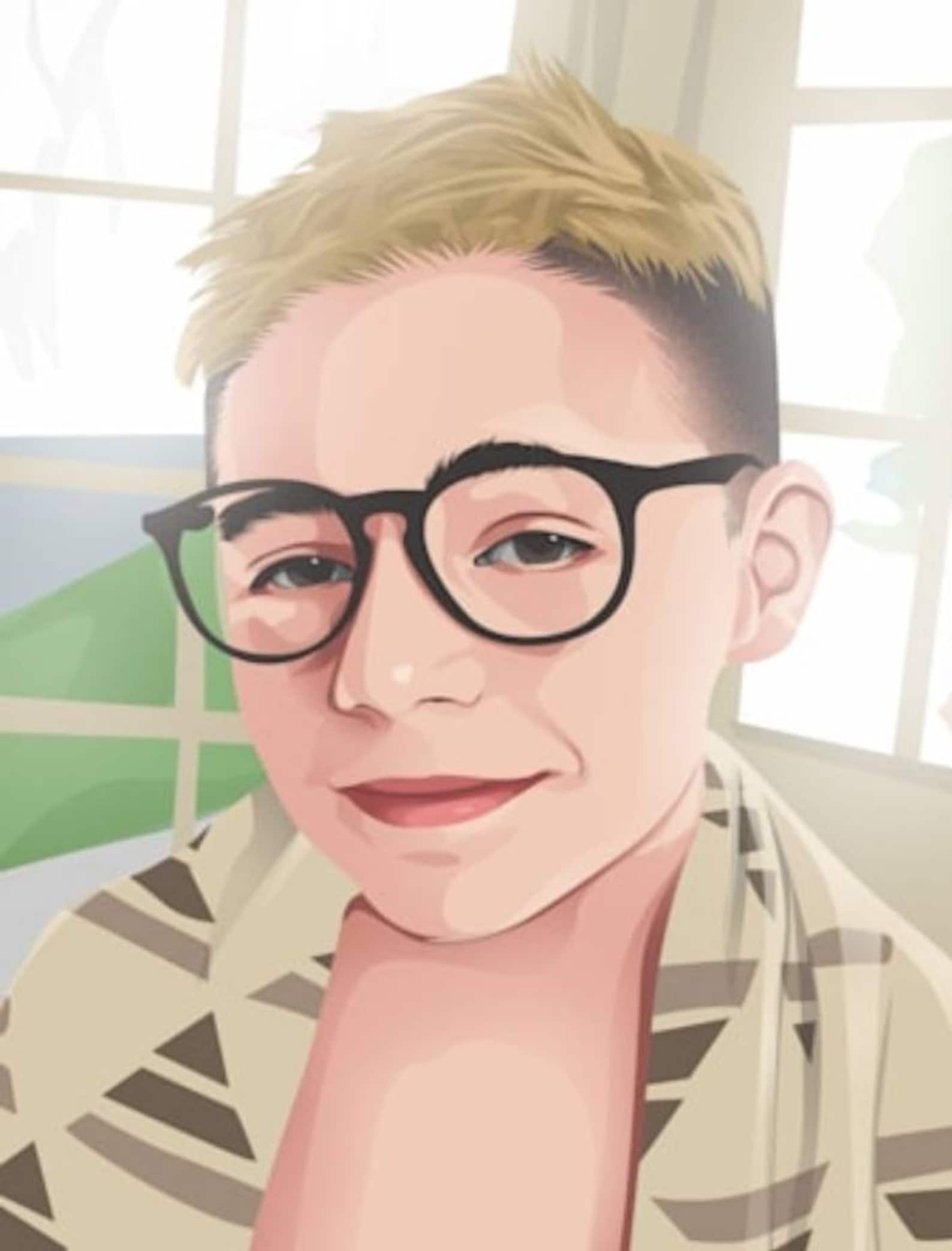 Cartoon Portrait Custom Cartoon Portrait Vector Art Custom - Etsy