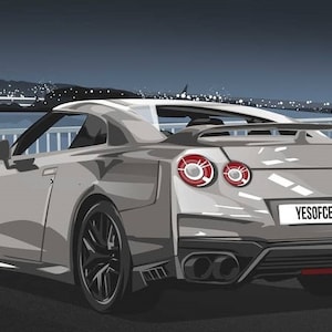 Custom Your Car Illustration/ Car Line Art Drawing/ Digital ...