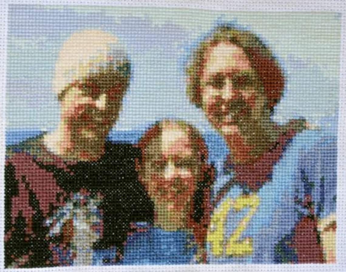 Convert Your Photo to Cross Stitch Pattern Photo Custom Stamped Cross ...