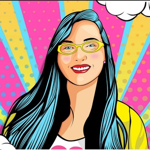 I Will Make Colorful Comic Pop Art From Your Photo,vector Art,cartoon ...