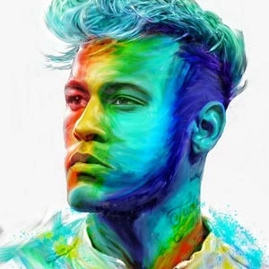 Custom Create Your Photo Into Awesome Water Color Pop Art/wpap Pop Art ...