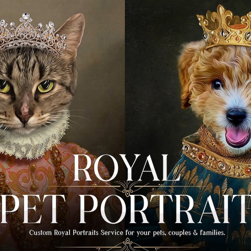 Royal Pet Portrait - Etsy