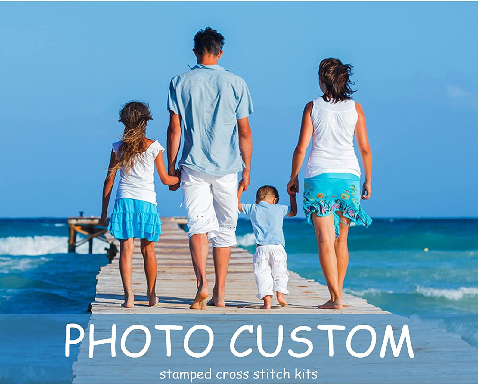 Convert Your Photo to Cross Stitch Pattern Photo Custom Stamped Cross ...