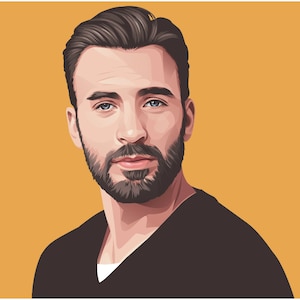 Cartoon Portrait, Custom Cartoon Portrait, Vector Art, Custom Digital ...