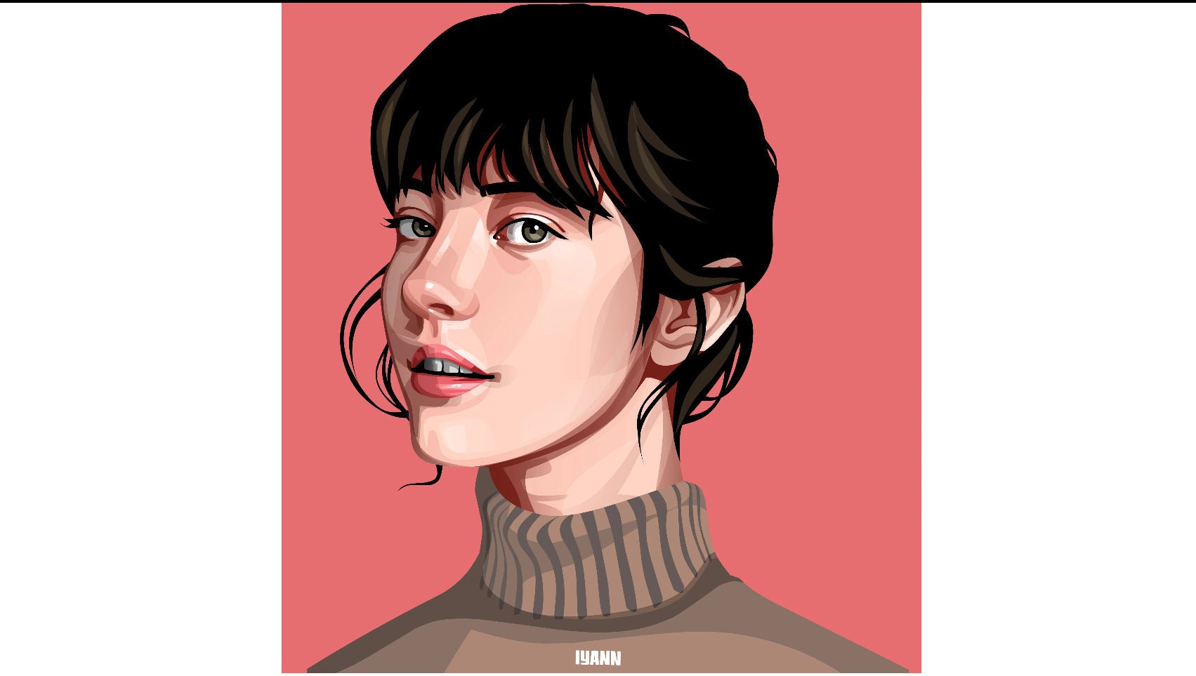 I will draw vector portrait from your photo Cartoon Portrait | Etsy