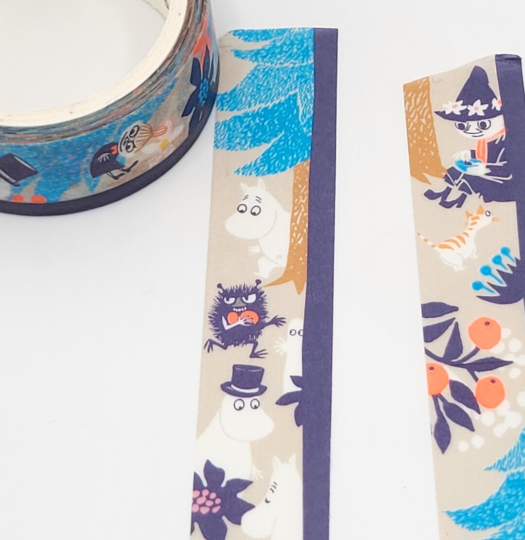 Oranges and Moomins Washi Tape / World Craft Washi / Vertical Washi ...