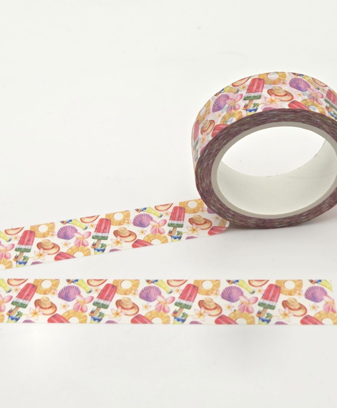 Summer Fun Washi Tape: Ice Pops, Shells, Sun Hats - Etsy