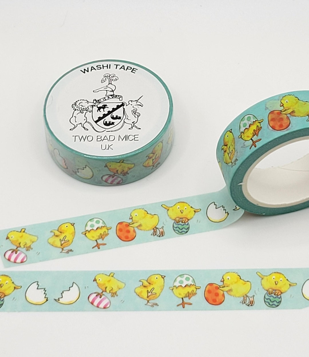 Baby Chicks and Easter Eggs Washi Tape / 15mm by 10m / Baby Chickens ...