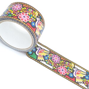 Pavilio Inti Raymi Bird PE Tape / Birds and Floral Decorative Tape ...