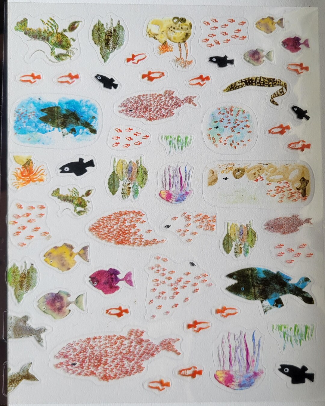 Leo Lionni Swimmy Stickers: Japanese PET Fish Stickers - Etsy