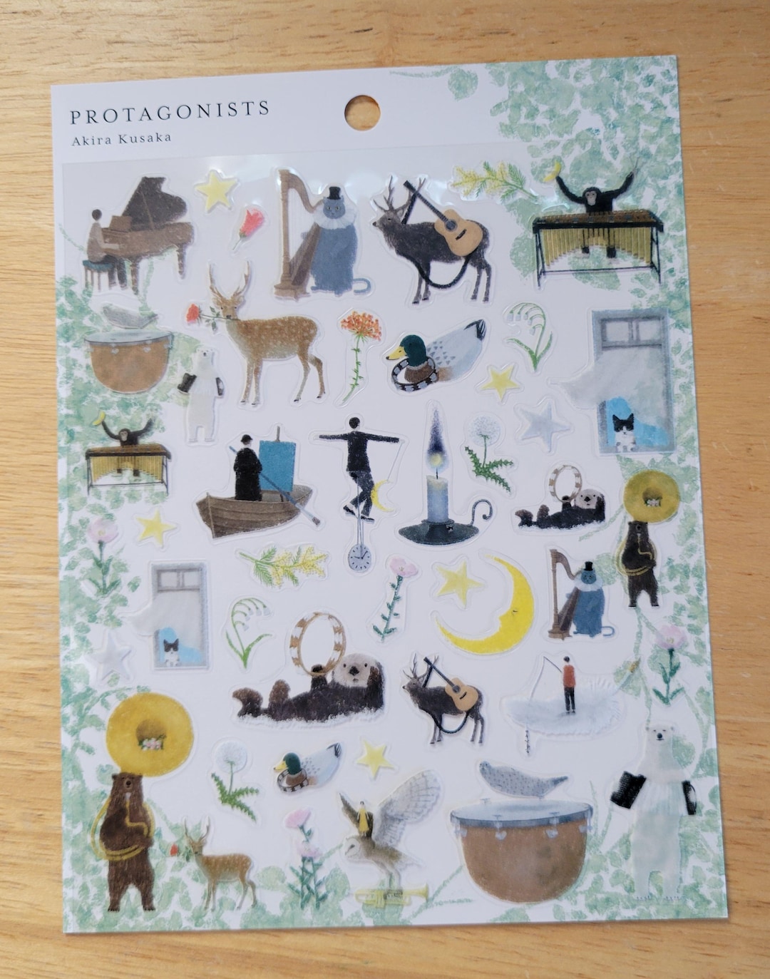 Akira Kusaka Protagonist 1 Clear Stickers / Animal Stickers / Japanese ...