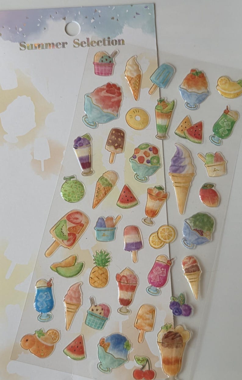 Sweet Treats Puffy Stickers: Mind Wave Bujo Planner Stickers - Etsy