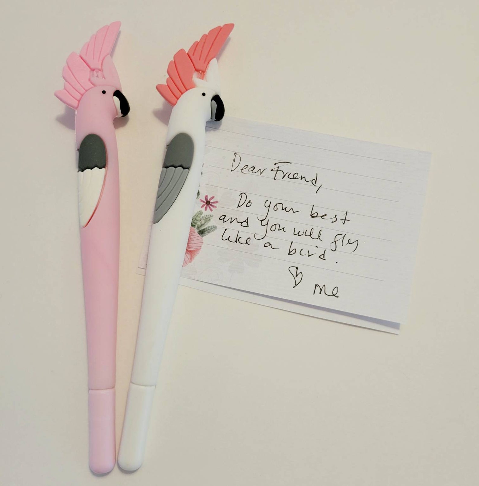 Fun Parrot Gel Pen / Novelty Pen / Bird Pen / Back to School | Etsy