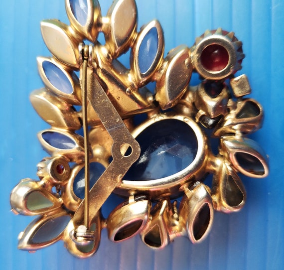 Beautiful Multi color Brooch - Gem