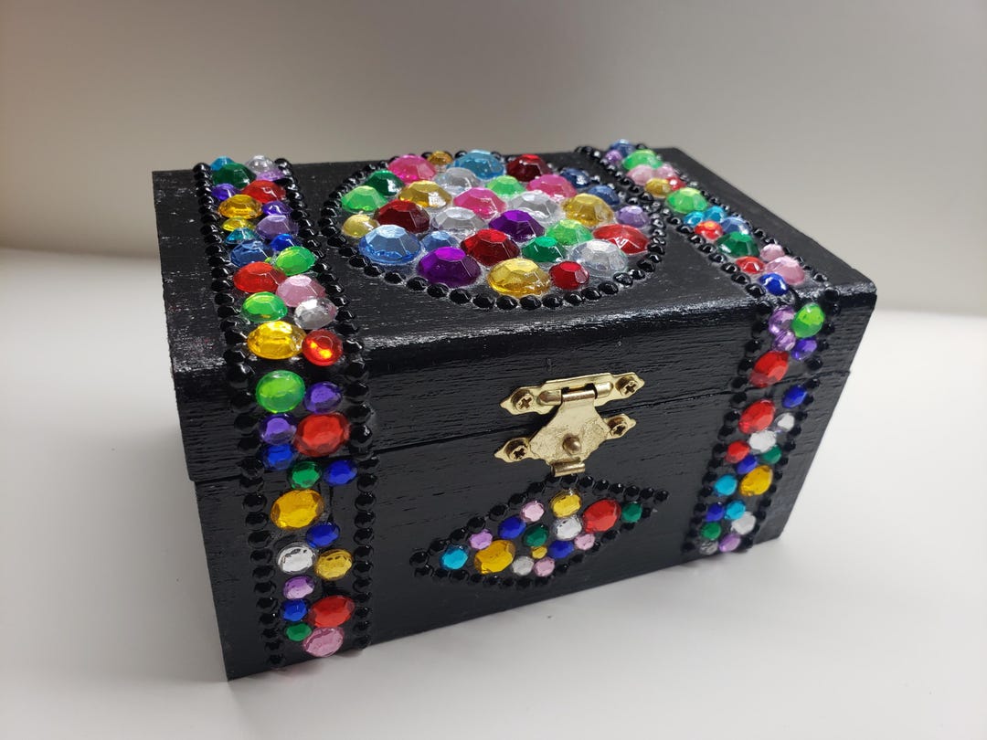 Hand-decorated Trinket Jewelry Box - Etsy