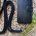 Black Macrame Cross Body Phone Strap Phone Tetheruniversal - Etsy