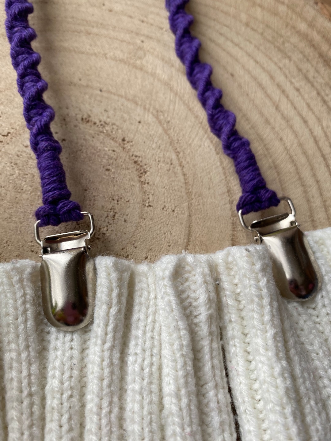 Purple Mitten Clips, Mitten Savers, Glove Clips for Adults, Adult ...