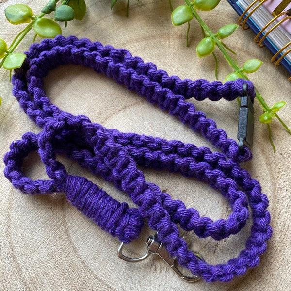 Macrame Lanyard - Etsy