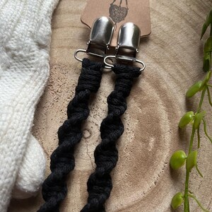 Black Mitten Clips,mitten Savers, Glove Clips for Adults,adult Mitten ...