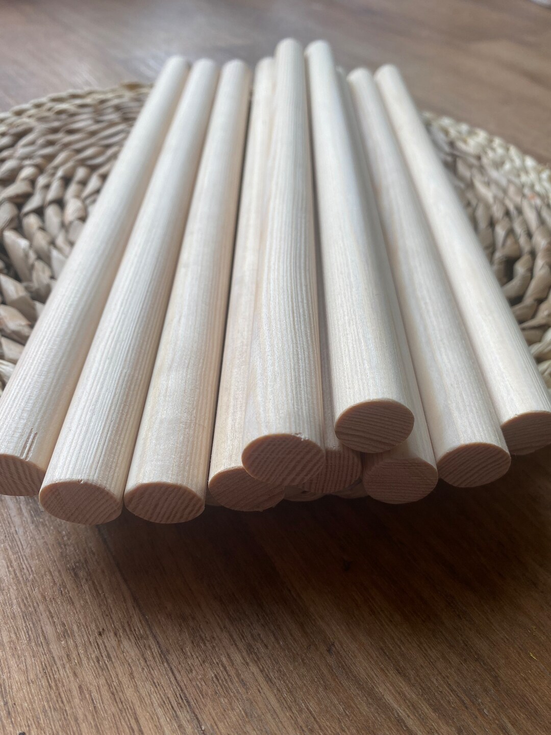Wooden Dowel, Wooden Rods, Craft Wood, Craft Sticks, Macrame Dowel ...