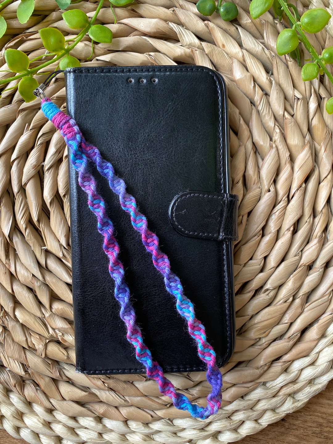Twisted Macrame Phone Lanyard, Phone Wristlet,universal Phone Holder ...